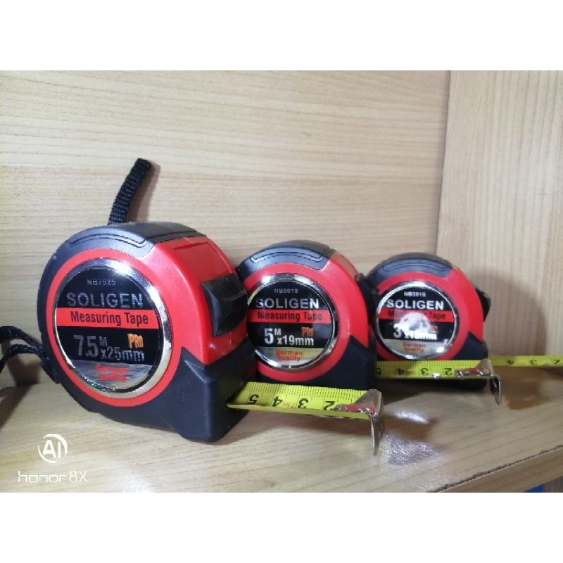 Jual Meteran Karet Soligen 3 meter/Meteran Tukang | Shopee Indonesia