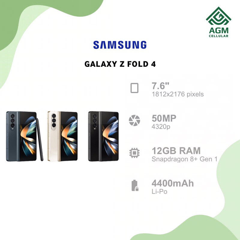 Jual HANDPHONE SAMSUNG GALAXY Z FOLD 4 RAM 12GB/1TB | 12GB/512GB | 12GB ...