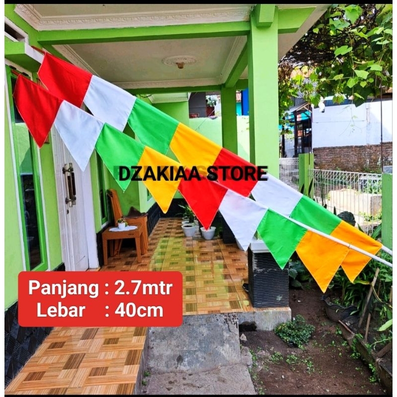 Jual BENDERA UMBUL UMBUL POLOS (8 DAUN) | Shopee Indonesia