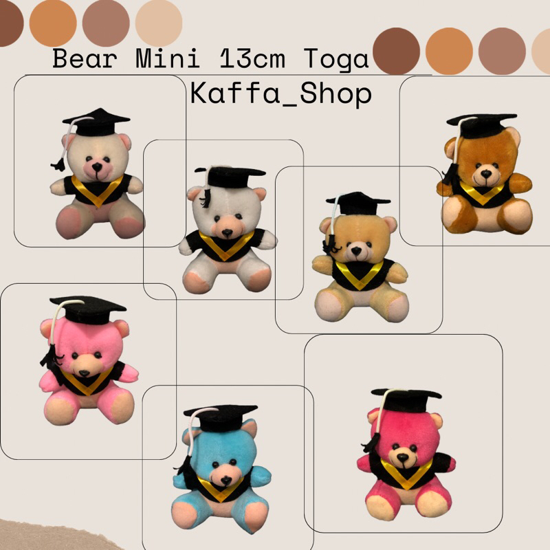 Jual Bear Mini 13cm Toga / Bear Mini Wisuda | Shopee Indonesia