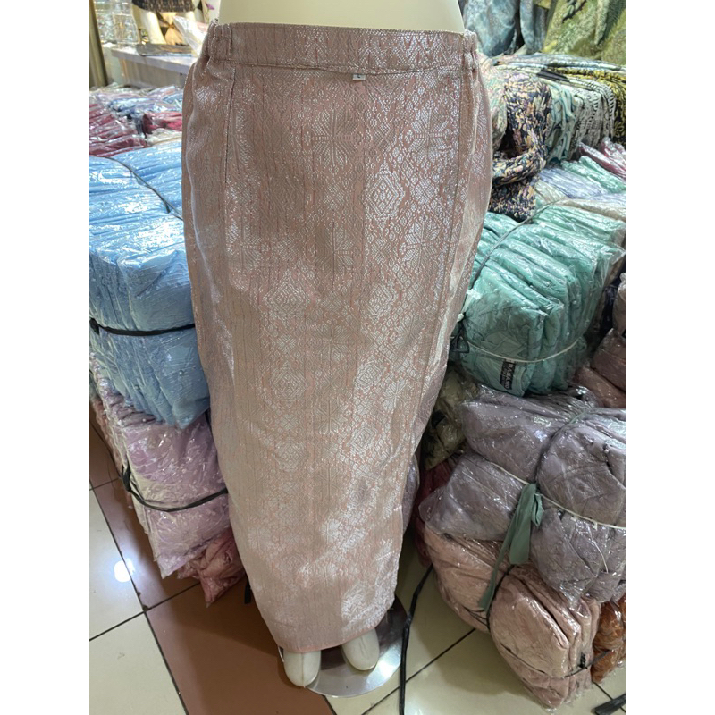 Jual ROK SPAN SONGKET SEMI PALEMBANG / ROK JADI / BAWAHAN KEBAYA ~Eka ...