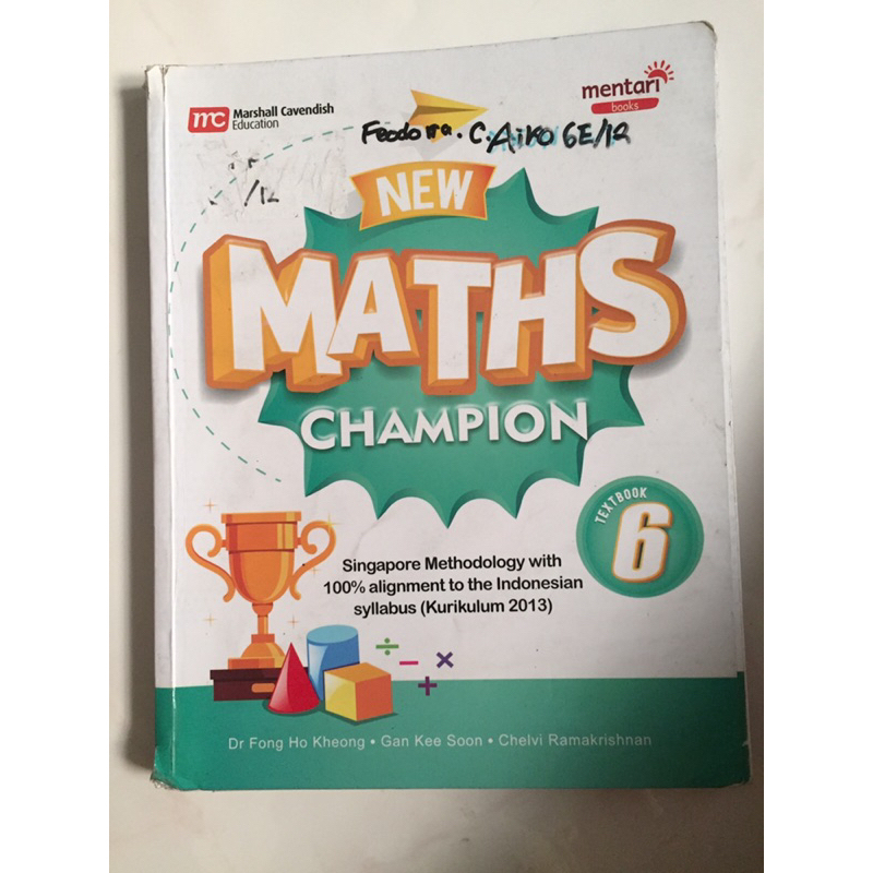 Jual New Maths Champion Textbook 6 | Shopee Indonesia