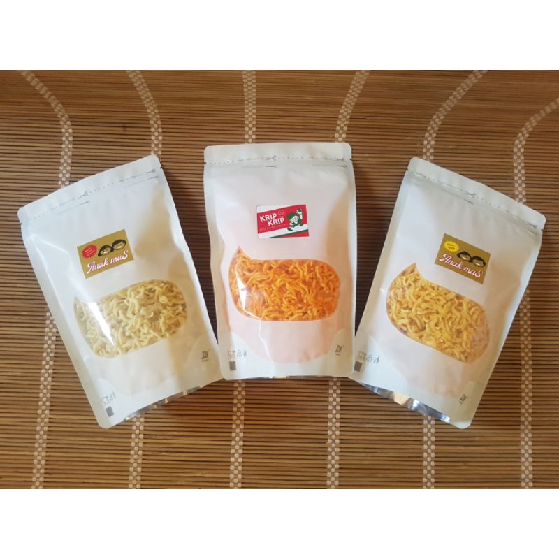 Jual SNACK JADUL MIE ANAK MAS & KRIP SIZE L (200GRAM) | Shopee Indonesia