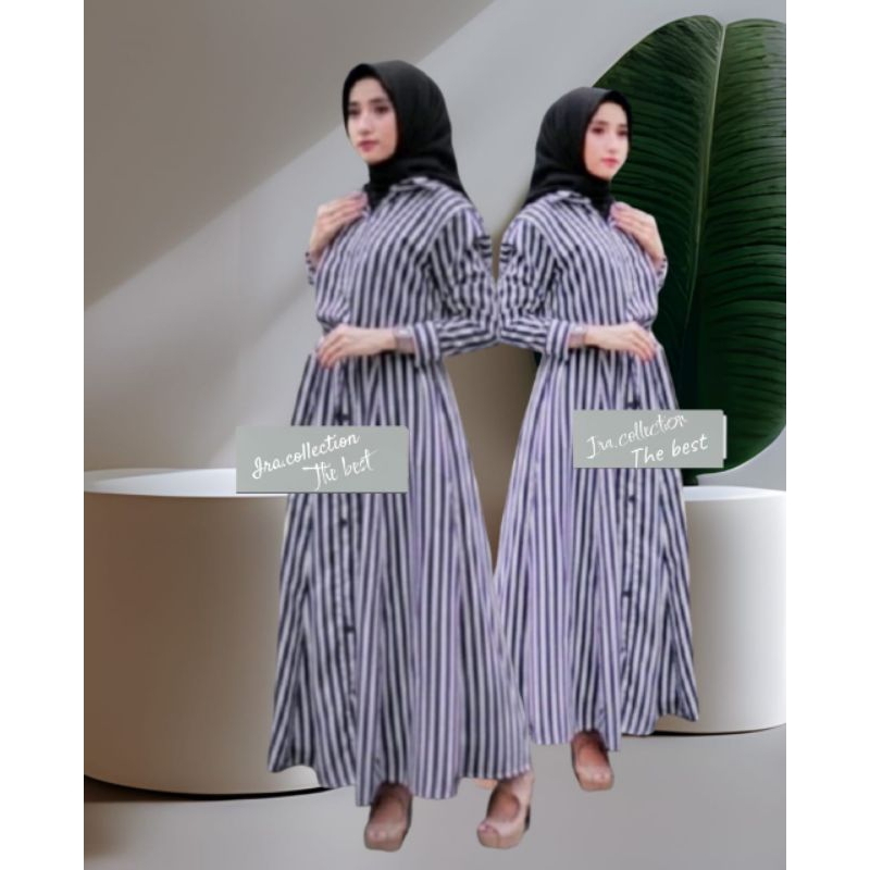 Jual busana Muslim wanita.gamis motif salor maxy kekinian dress outer ...