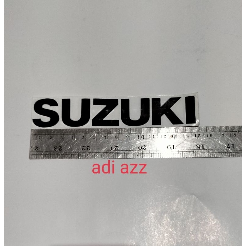 Jual stiker tulisan Suzuki batok depan satria 2tak lumba ru hiu lscm ...
