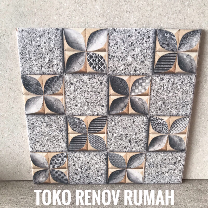Jual keramik lantai 30x30 motif batik (kasar)/ keramik teras/ keramik ...