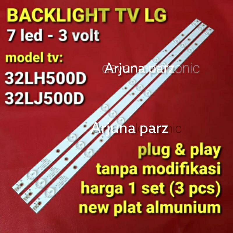 Jual BACKLIGHT TV LG 32LH500D / BACKLIGHT TV LG 32LJ500D / LAMPU ...