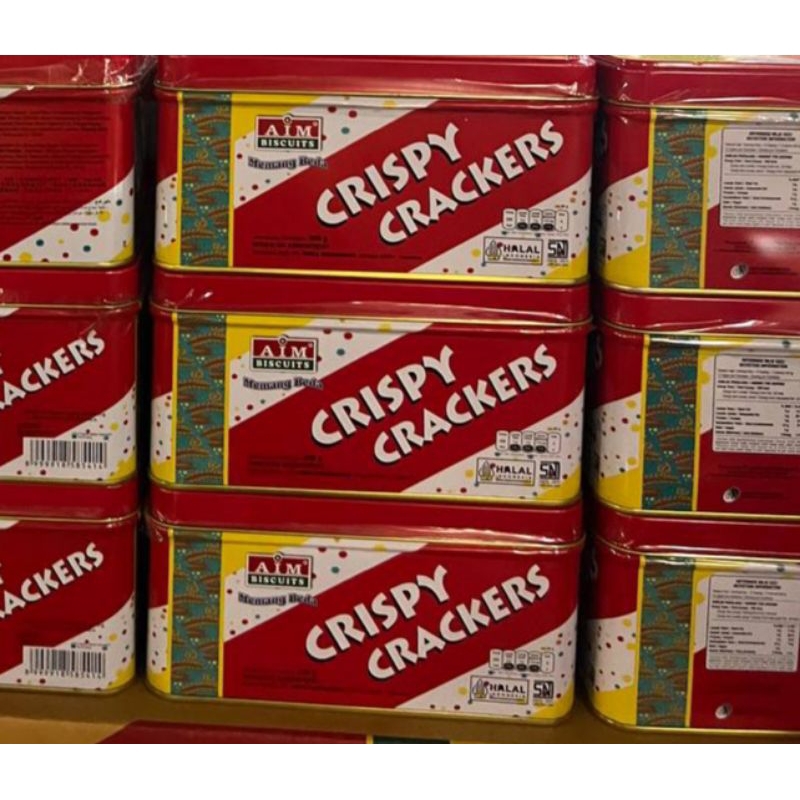 Jual AIM CRISPY CRACKERS BISKUIT 600GR | Shopee Indonesia