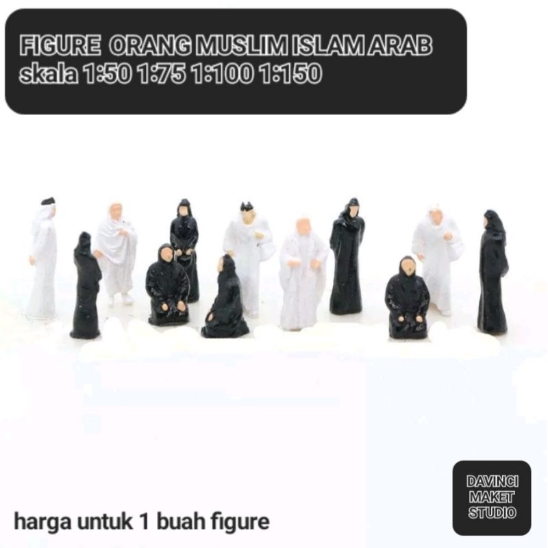 Jual Miniatur Manusia Orang Islam Muslim Arab Maket Diorama - Islamic ...