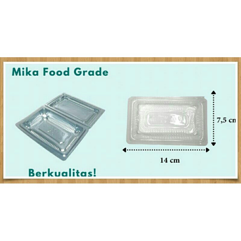 Jual MIKA KUE UKURAN 4X ISI 100 PCS - MIKA TEMPAT MAKAN - MIKA TRAY ...