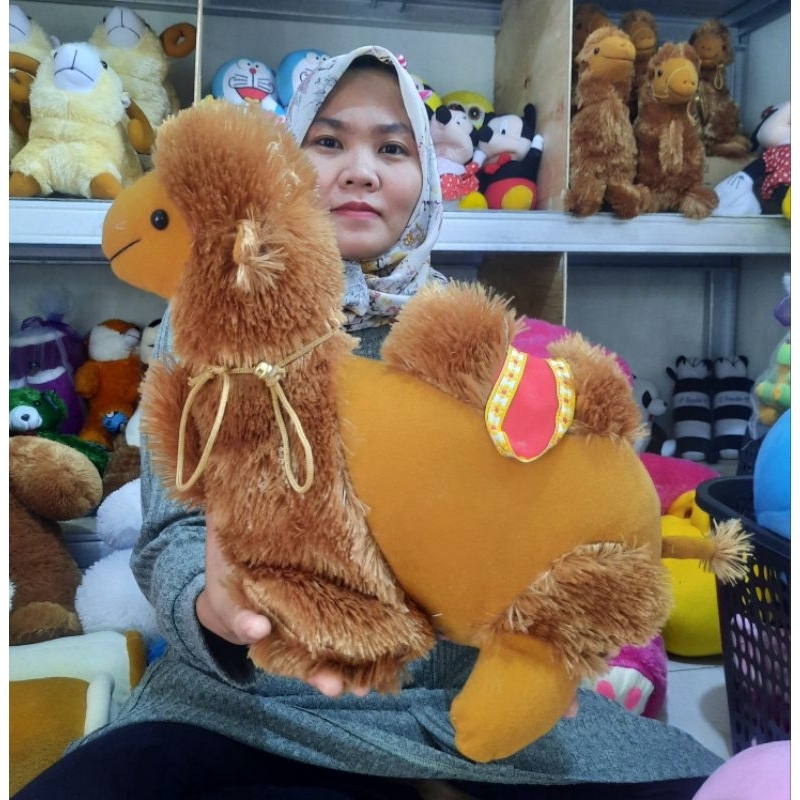 Jual Boneka Unta padang pasir L 40cm,oleh haji dan umroh atau soviner ...