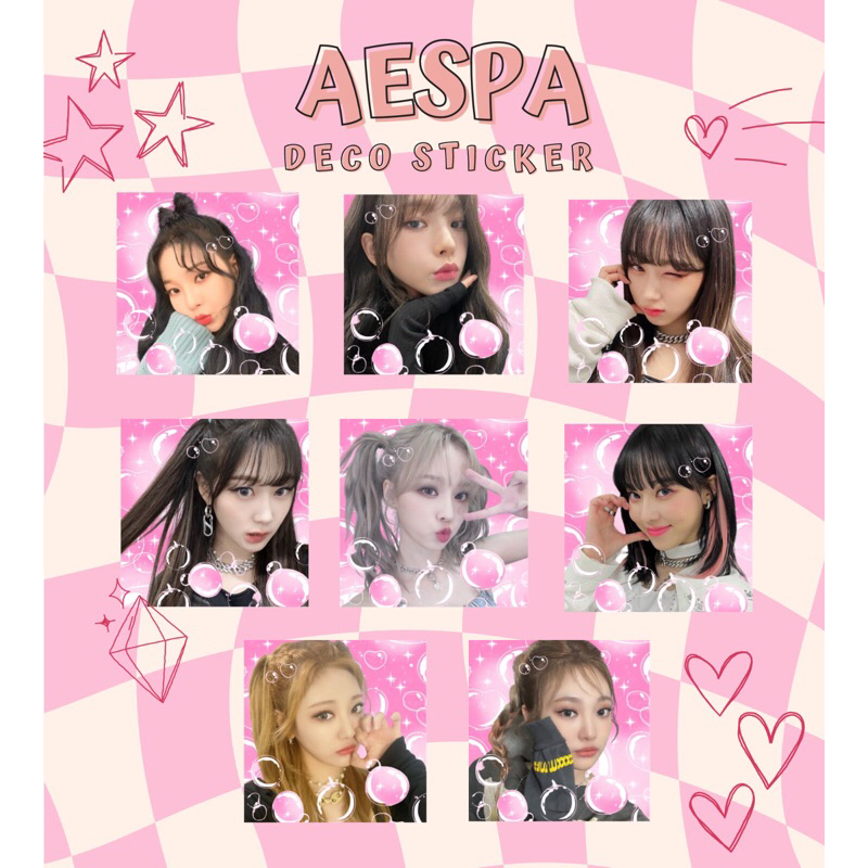 Jual STICKER DECO AESPA/ KOREAN MAIL STICKER ALA SELLKOR AESPA | Shopee Indonesia