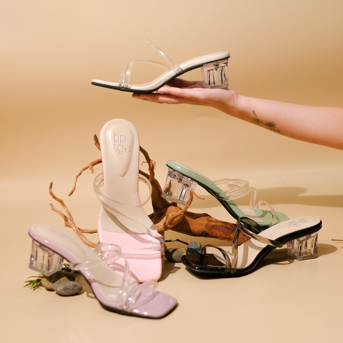 Jual Tiptoe ZOEY - Woman Heels Sandals | Shopee Indonesia
