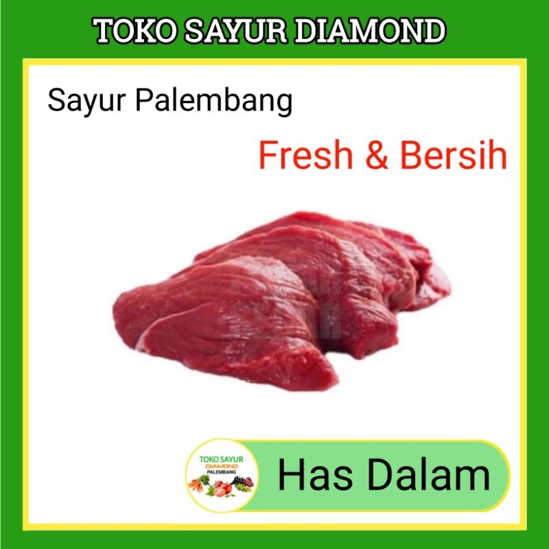 Jual Daging Sapi Has Dalam/Luar Fresh - Diamond Palembang | Shopee ...