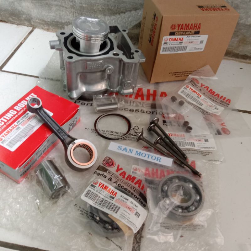 Jual Blok Seher Assy Komplit Plus Stang Seher Bearing Klep Set N-Max N-Max Aerox 155 2DP Asli ...