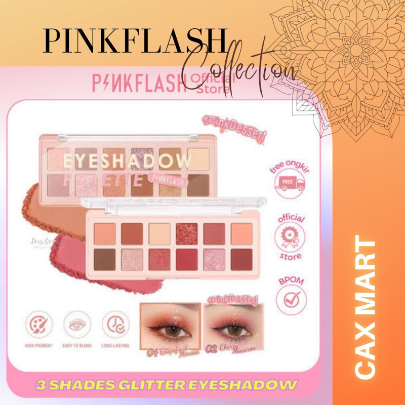 Jual PINKFLASH 12 Shades Eyeshadow Palette | Shopee Indonesia