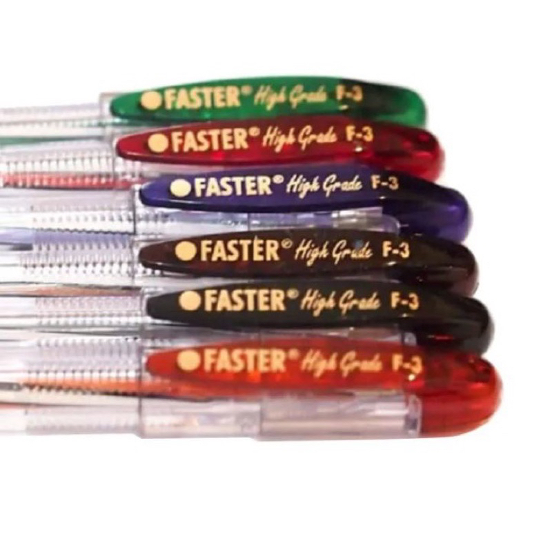 Jual (ISI 12) Pulpen/Bolpen/Ballpoint/Ballpen/Bolpoint Faster F3 0.5 ...