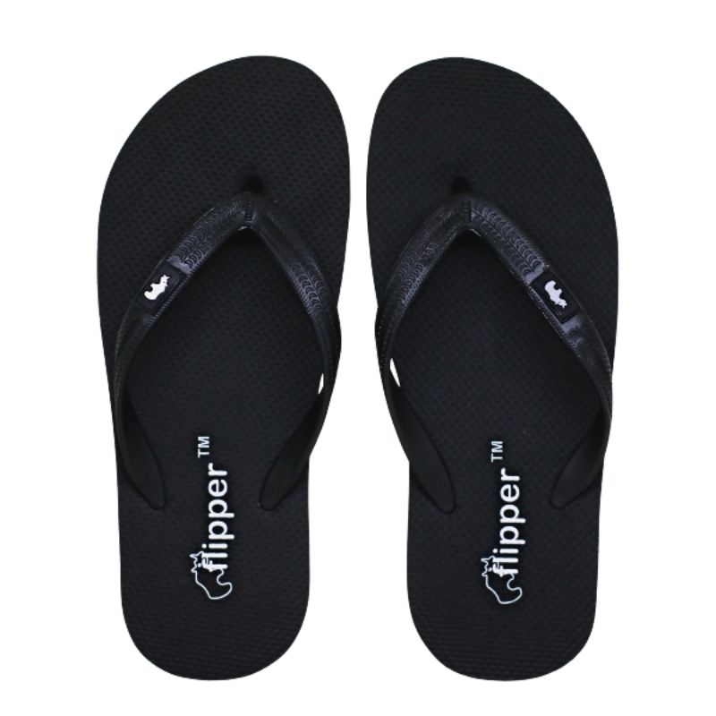 Jual ORIGINAL Sandal Jepit Japit Pria FLIPPER by FEMEZ Hitam Abu Black ...
