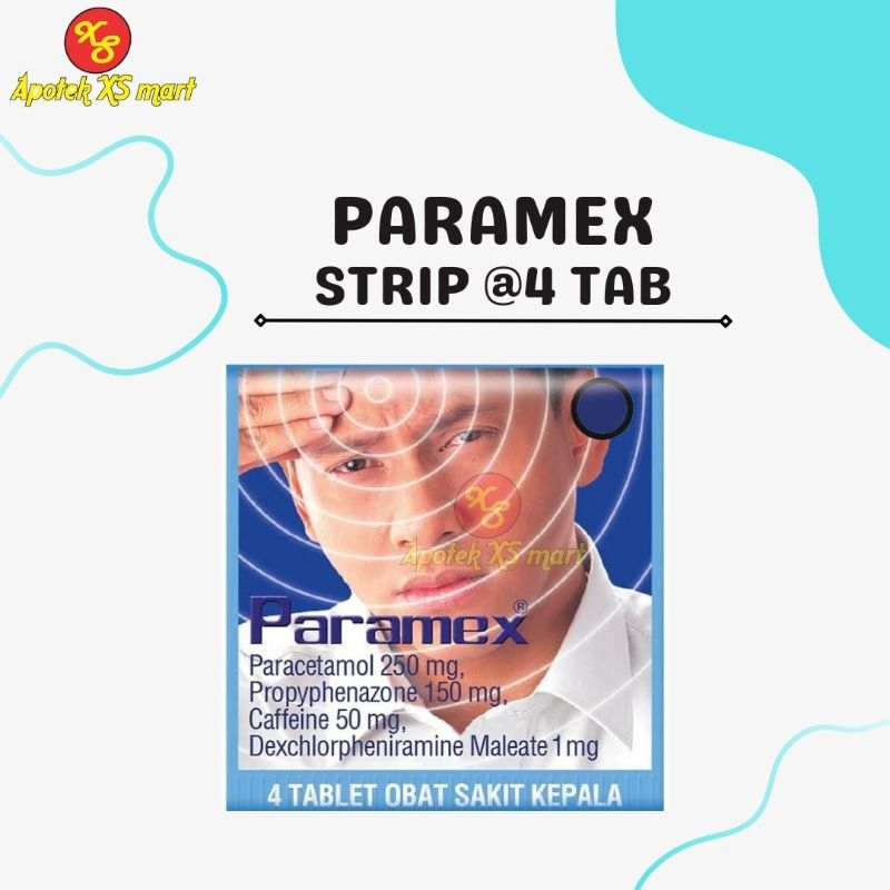 Jual PARAMEX TABLET - MEREDAKAN SAKIT KEPALA DAN SAKIT GIGI | Shopee ...