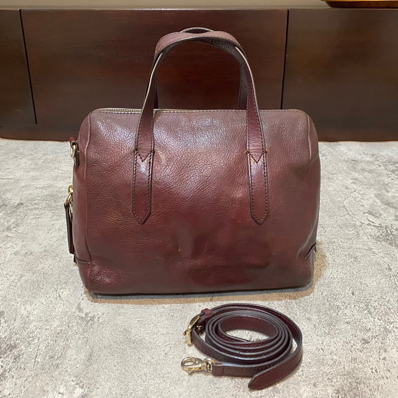 Jual TAS FOSSIL SYDNEY SATCHEL ESPRESSO | Shopee Indonesia