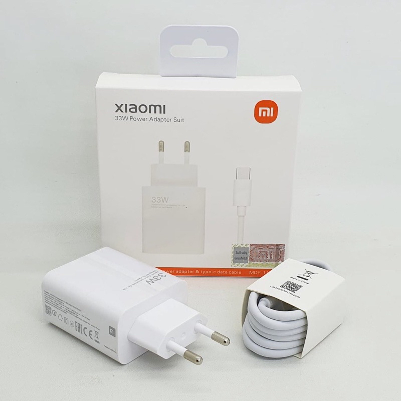 Jual TRAVEL CHARGER XIAOMI 33WATT USB TYPE C FAST CHARGING TURBO QUICK CHARGER 33W POWER ADAPTER ...