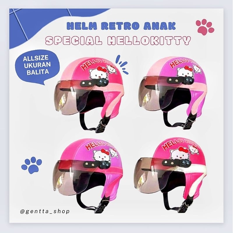 Jual HELM ANAK BALITA HELLOKITY - HELM KARAKTER - HELM ANAK CEWEK ...