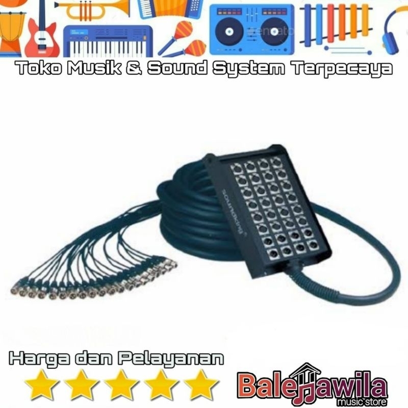 Jual Kabel Snake Soundking 24 channel 8 out 50m Kabel Snack Original ...
