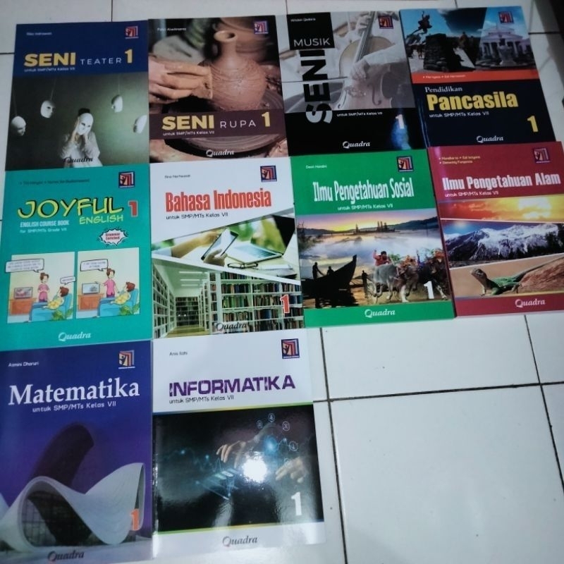 Jual Buku Paket Quadra SMP Kelas 7 Kurikulum Merdeka | Shopee Indonesia