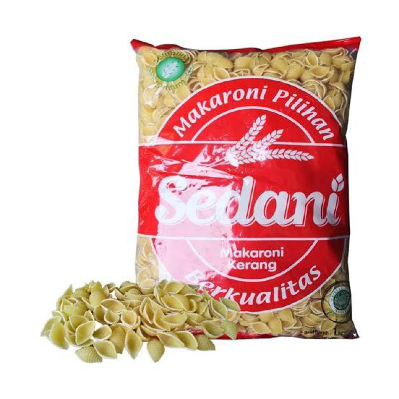 Jual Makaroni sedani spiral dan Pipa 1kg/Makaroniku spiral/Pasta sedani ...