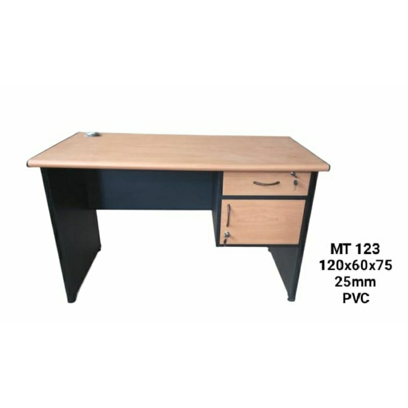 Jual Meja Kantor/Meja Kerja PRINT MT123 (120x60x75cm) Molek Furniture ...