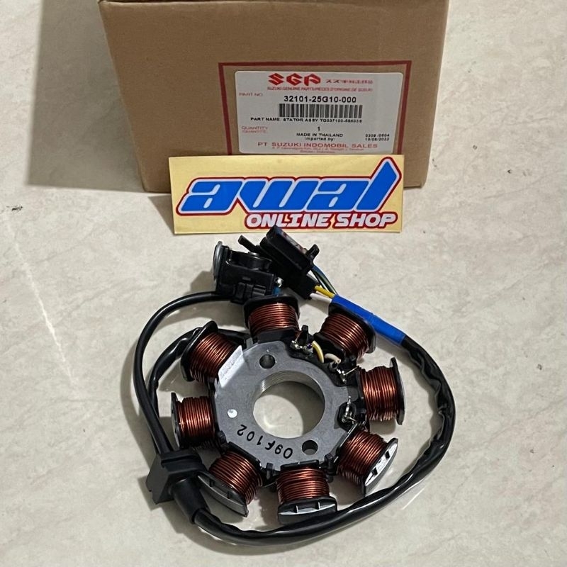 Jual Spull Satria Fu Original SGP Stator Assy Satria Fu Original Suzuki Genuine Part | Shopee ...