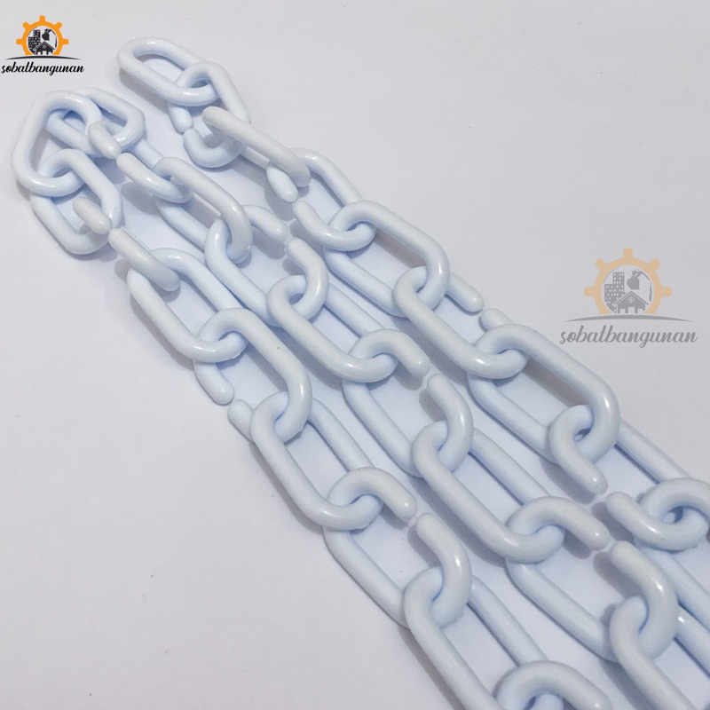 Jual RANTAI PLASTIK 6mm WARNA / RANTAI PVC / RANTAI BAJU / RANTAI ...