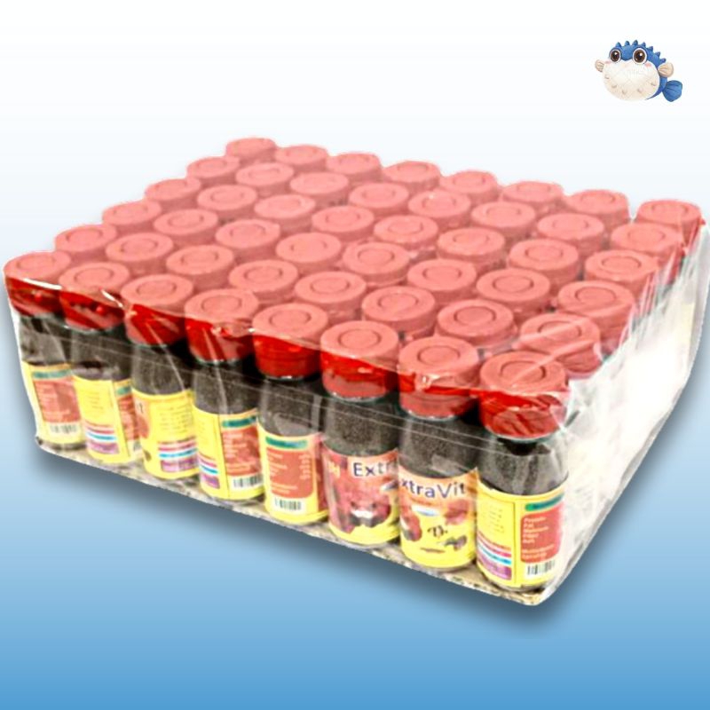 Jual Makanan ikan hias EXTRAVIT KECIL per pack isi 48pc | Shopee Indonesia