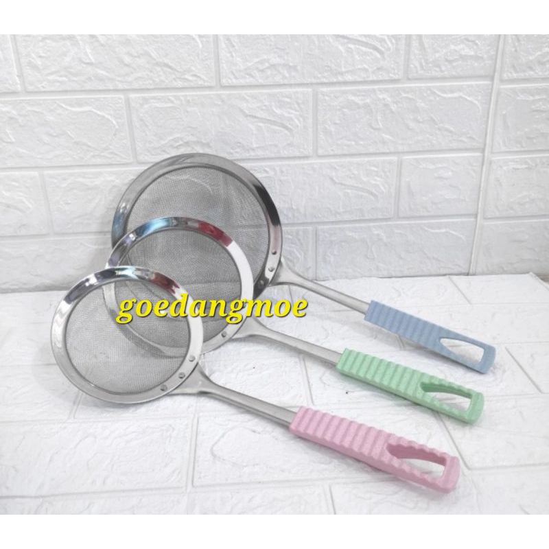 Jual Saringan minyak halus stainless / serokan bawang / skimer ...
