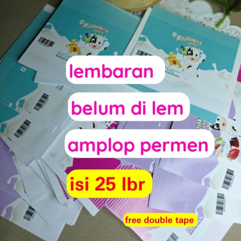Jual amplop permen LEMBARAN blm di lem | Shopee Indonesia