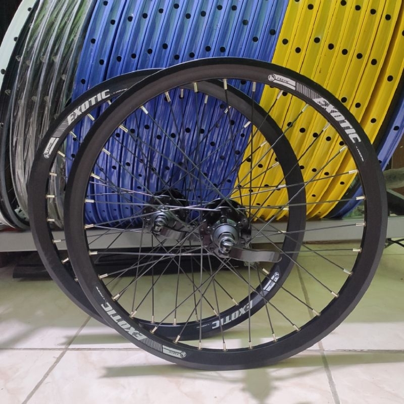Jual Wheelset 20 murni velg 20 velg 20 wheelset 20 velg sepeda lipat ...