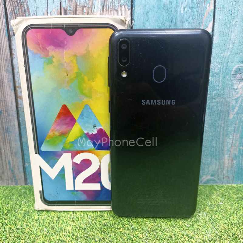 Jual Samsung M20 Ram 3GB Internal 32GB 3/32 gb Handphone Second Fullset ...