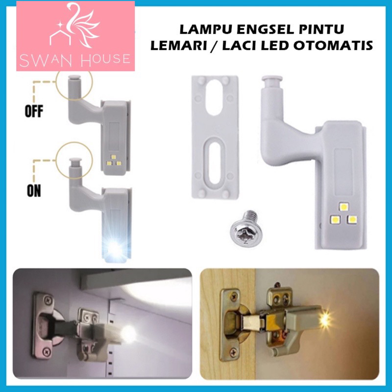 Jual Lampu engsel led + baterai lampu lemari otomatis lampu kabinet ... Jual Lampu engsel led + baterai lampu lemari otomatis lampu kabinet ...