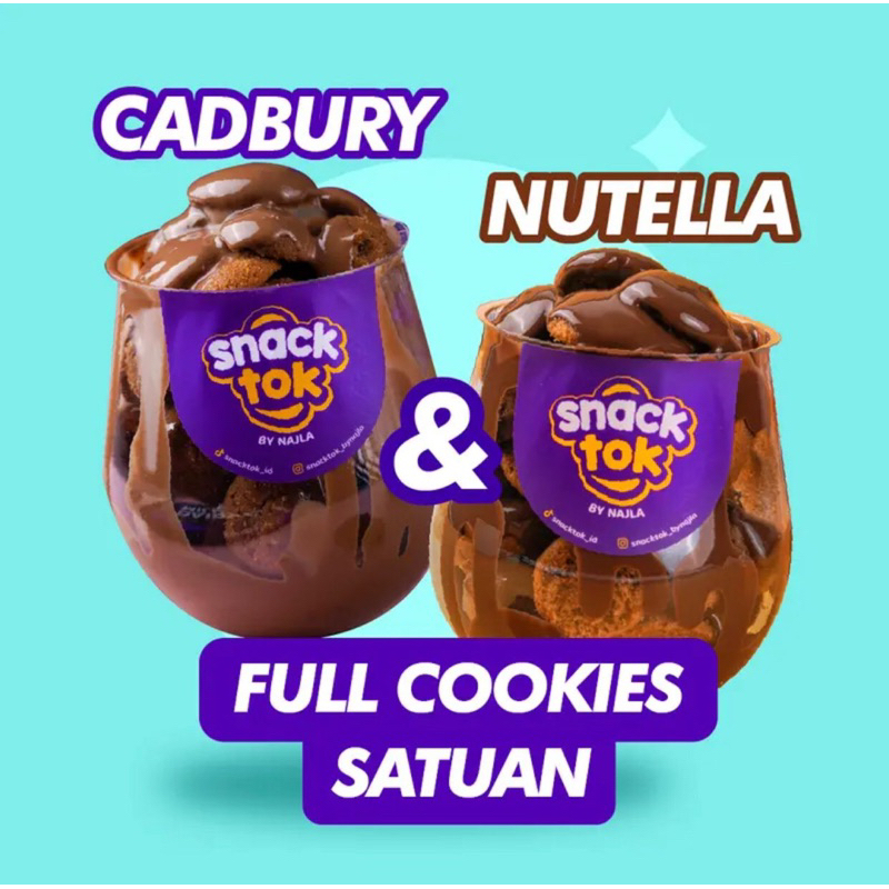 Jual SNACKTOK FULL COOKIES-BITTERSWEET BY NAJLA | SNACKTOK VIRAL (READY ...