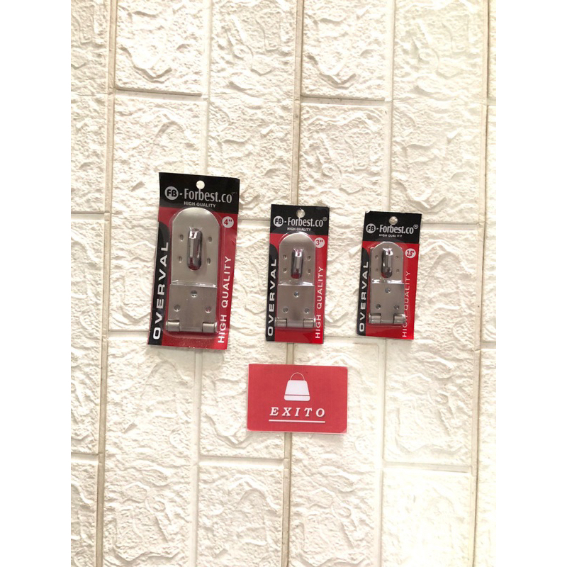 Jual Overval Overpall Plat Siku Gembok 2" 3" 4" Inch Stainless Putih ...