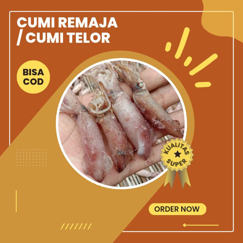 Jual Cumi Remaja / Cumi Telor / Cumi Asin Rebus Laut 1 kg | Shopee ...