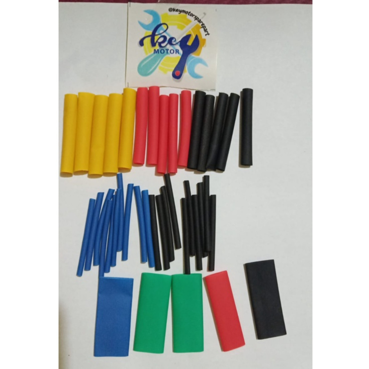 Jual Isolasi Lem Kabel Bakar / Heat Shrink Tube Kabel Selang Bakar Isi ...