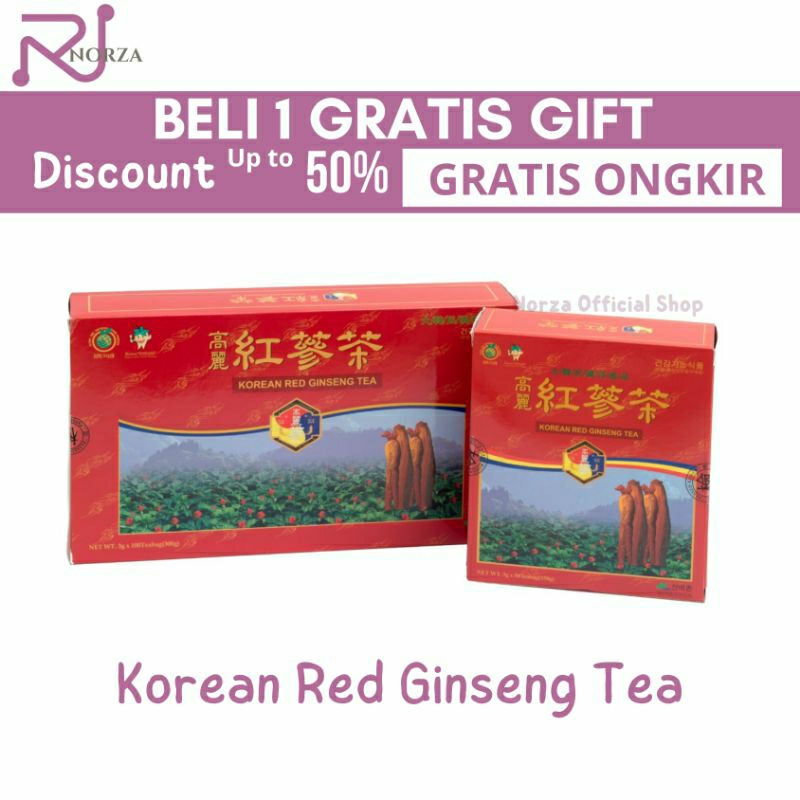 Jual TEH GINSENG MERAH KOREA ( Korean Red Ginseng Tea ) Isi 20 sachet ...
