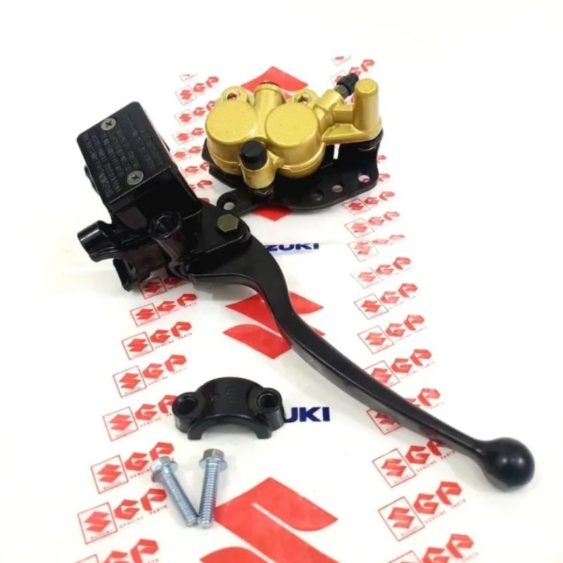 Jual master rem set depan + kaliper depan smash 110,smash new,shogun 110,shogun kebo | Shopee ...