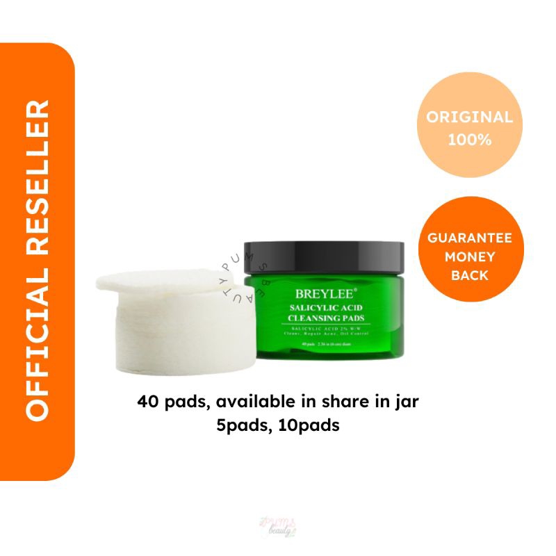 Jual B1G1 BUY1GET1 BREYLEE - Tea Tree Salicylic Acid Cleansing Pad ...
