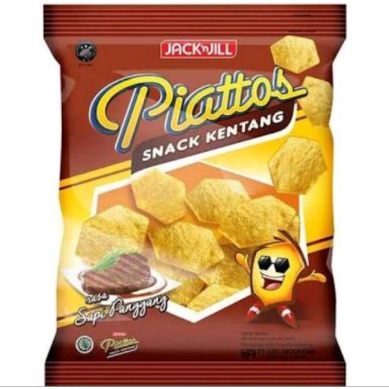 Jual Piattos Sapi Panggang 1 renteng @18 gr | Shopee Indonesia
