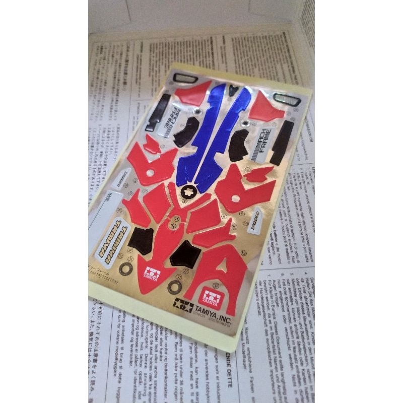 Jual Stiker Decal Mach Frame Tamiya Original | Shopee Indonesia