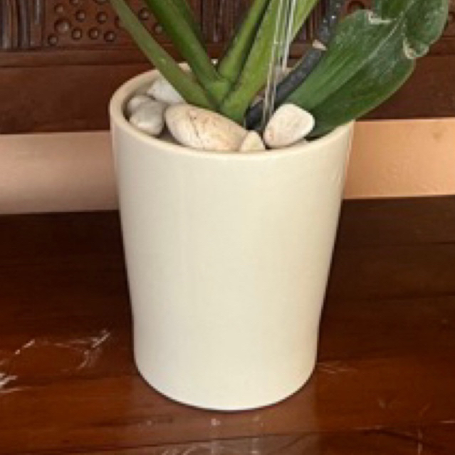 Jual pot keramik putih (1 pohon) | Shopee Indonesia