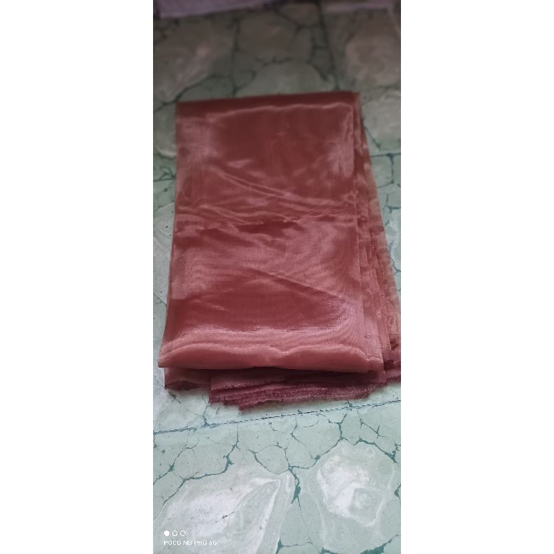 Jual kain organdi kain kaca bidang 150 cm(HARGA PER 0,5 METER) | Shopee ...
