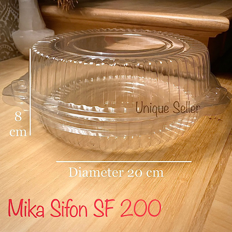 Jual Mika Bolu Bulat Sifon 20 cm Tinggi 8 cm Per Pcs SUPER TEBAL / Mika ...